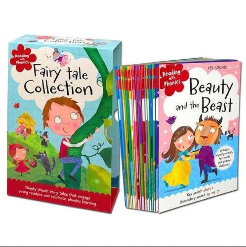 Promo Reading With Phonics Fairy Tale Collections 20 Books Box Set Diskon 23% Di Seller Zawaru ...