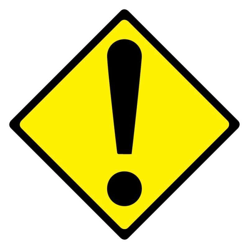 Promo Rambu-rambu Lalu Lintas Hati-hati (tanda Seru) ! Diskon 23% Di ...