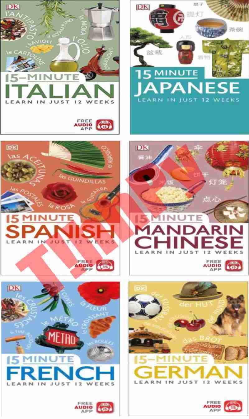 Promo 15 Minute Italian / Mandarin Chinese / Spanish /learn In Just 12 ...