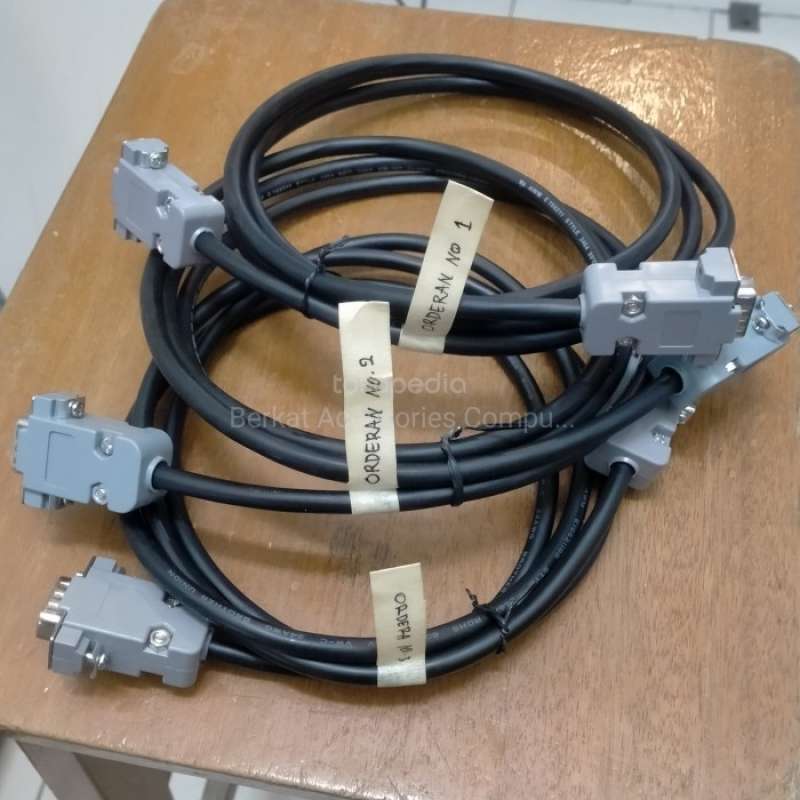 Promo Rangkaian Custom Kabel Serial Rs 232 Male To Female 1,5mter ...
