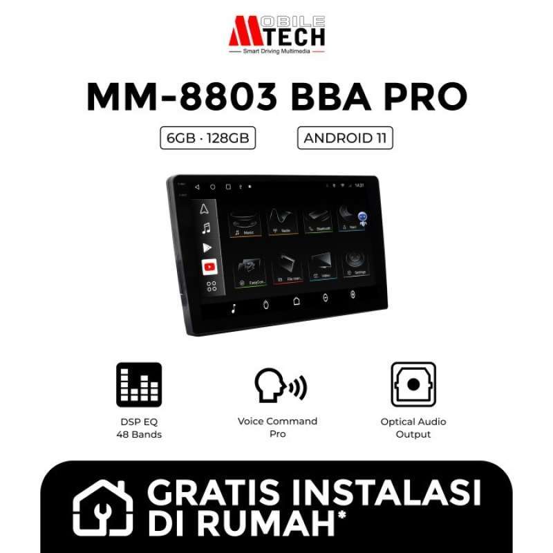 Promo Mobiletech Headunit Double Din Mm-8803 Bba Pro Baru - Avm Only Diskon 3% Di Seller ...
