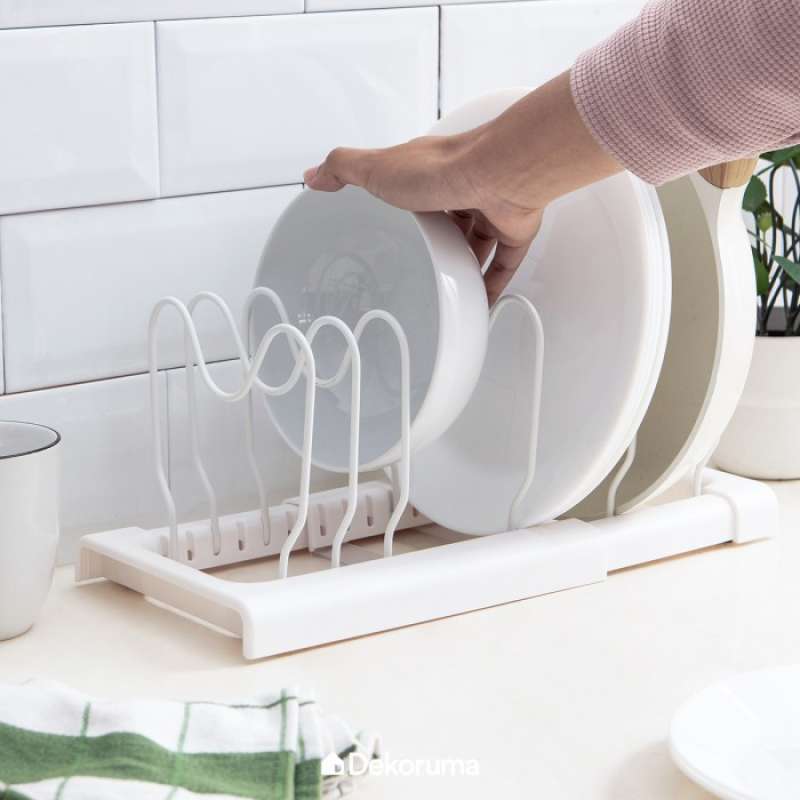 Jual Dekoruma Soji Rak Sekat Multifungsi - Rak Tutup Panci - Rak Piring ...