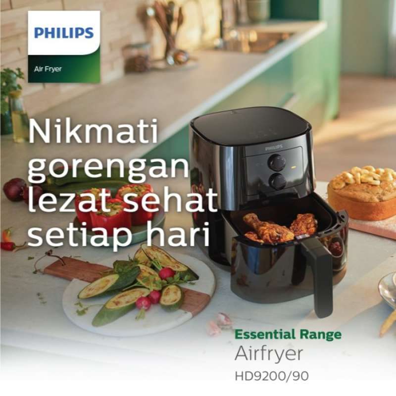 Jual Philips Essential Airfryer Hd9200/90 Compact Deep Fryer Hd-9200 Di Seller Belanja-id ...