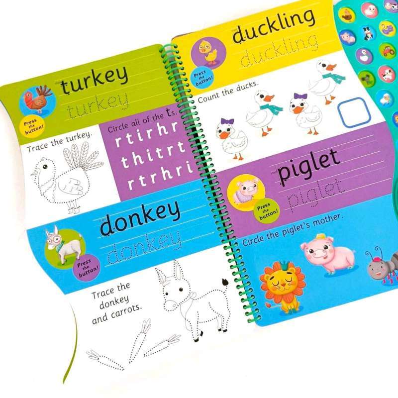Jual Hinkler First Steps Write & Wipe On The Farm With Sounds Di Seller ...