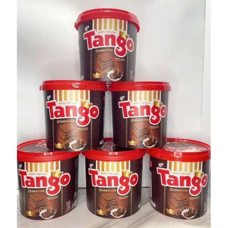 Jual ( Khusus Paket Instan )1 Karton Tango Wafer Jar Isi 6 Ember @240gr ...