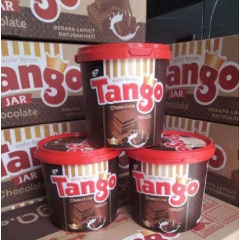 Jual ( Khusus Paket Instan )1 Karton Tango Wafer Jar Isi 6 Ember @240gr ...