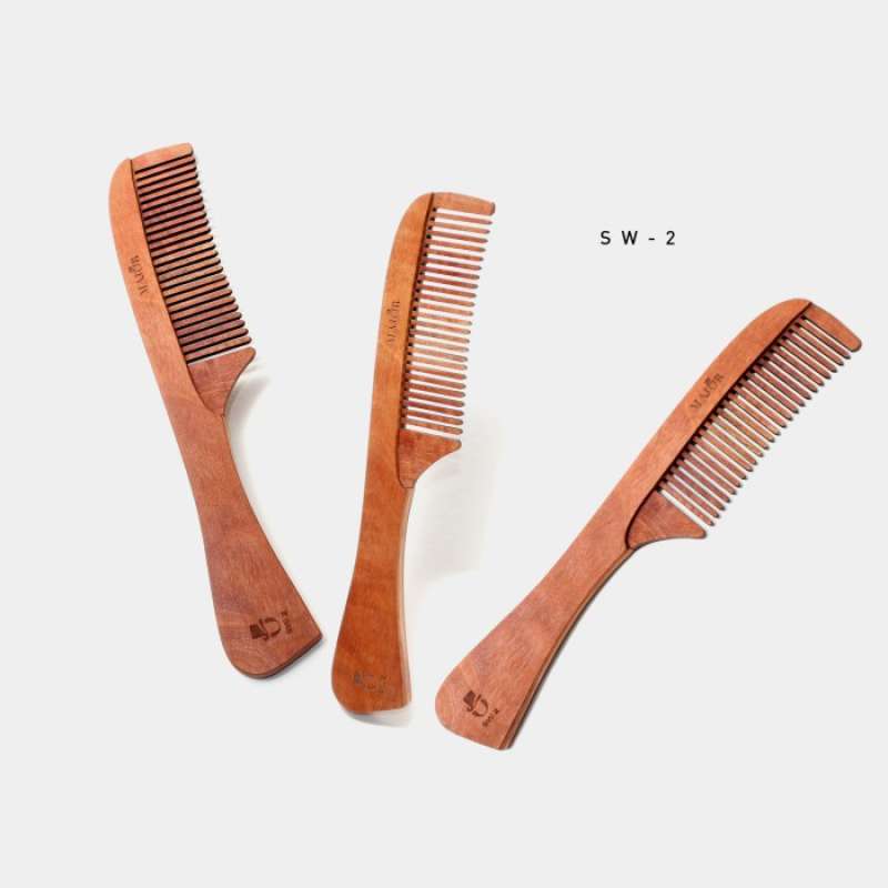 Jual Major Sw-2 Comb -sisir Kayu Premium - Sisir Kayu Pomade Di Seller ...