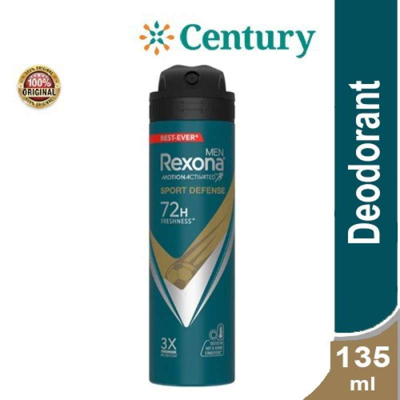 Jual Rexona Men Motion Activated Sport Defense 72h Freshness 135ml Di ...