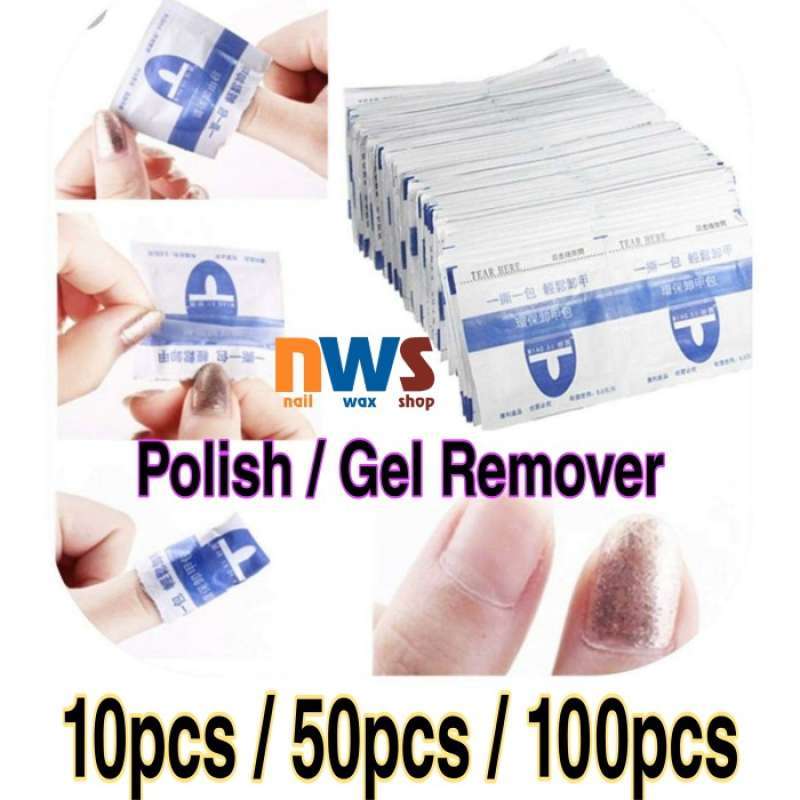 Jual Soak Off Gel Remover Paper Clip / Penghilang Kutek Gel / Gel ...