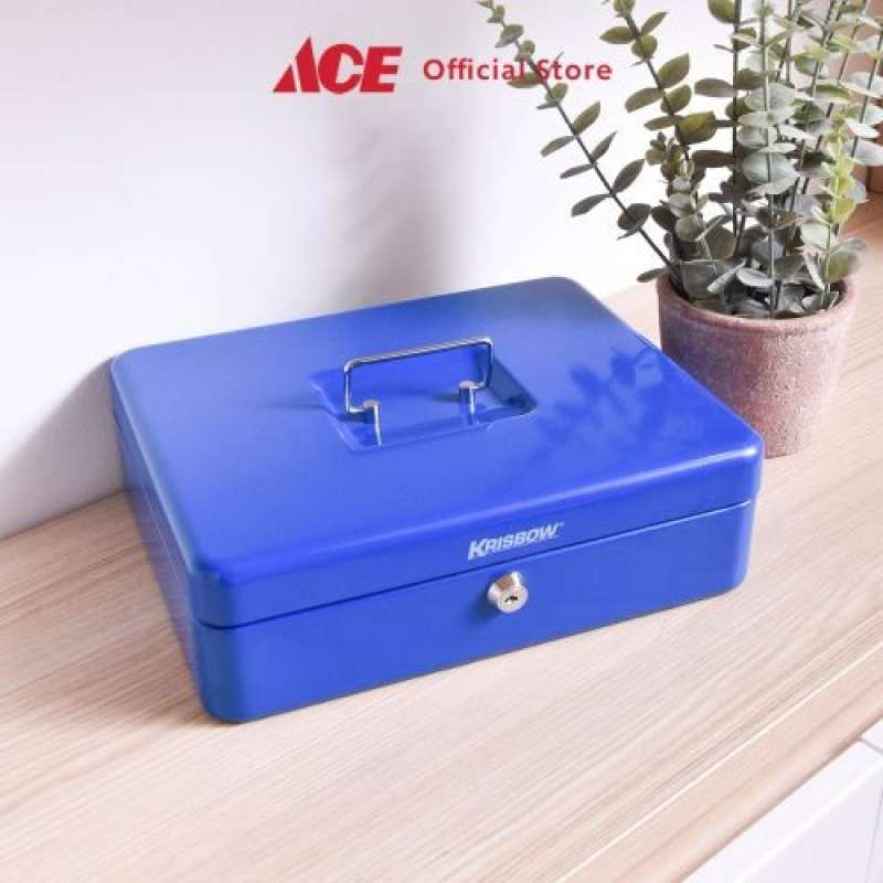 Promo Ace - Krisbow Cash Box 30 Cm - Biru Baru Diskon 21% Di Seller ...