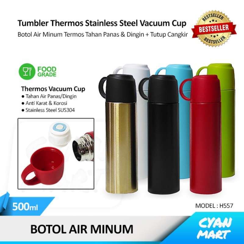 Promo Botol Minum Termos Air Panas & Dingin Travel Thermos Vacuum Cup ...