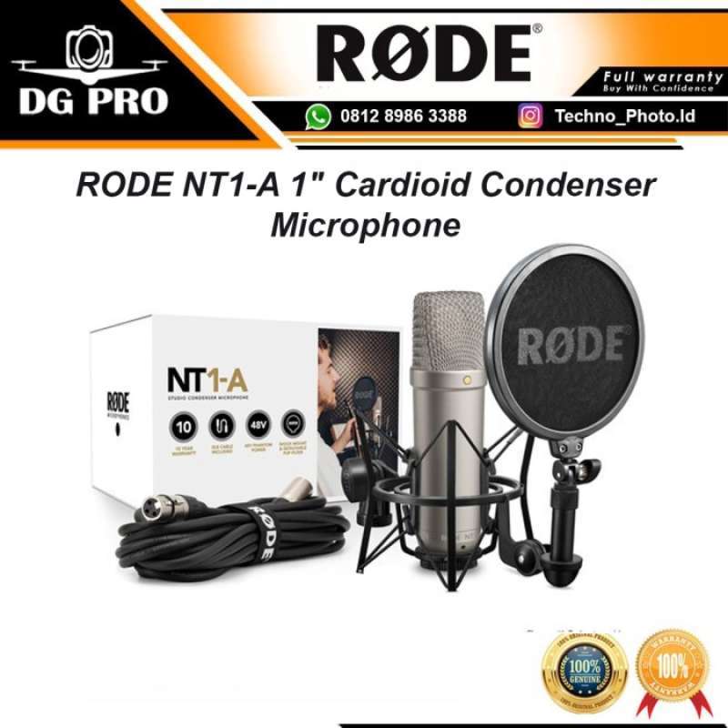 Promo Rode Nt1-a 1 Cardioid Condenser - Rode Nt1a Diskon 23% Di Seller ...