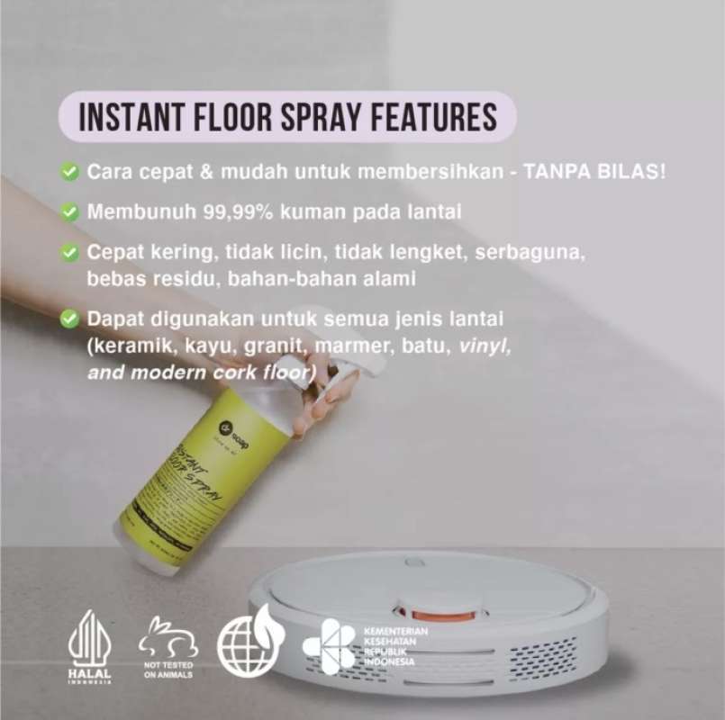 Promo Dr Soap Instant Floor Spray 1l / Sabun Pembersih Lantai Robot ...