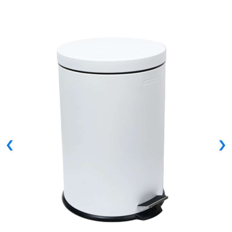 Promo Krisbow 20 Ltr Tempat Sampah Pedal Soft Close Bulat - Putih ...
