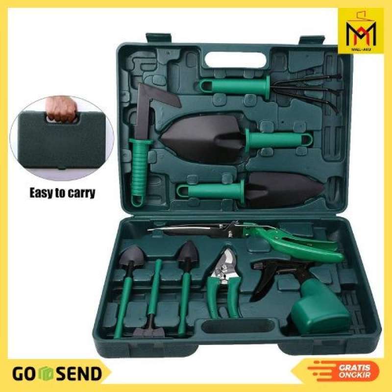 Promo Kit Alat Berkebun Sekop Tanaman Mini Garden Plant Tool Set 10 Pcs ...