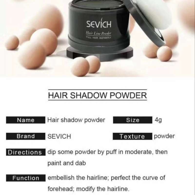 Jual Sevich Hair Shadow Powder Hairline Cover Penutup Kulit / Uban ...