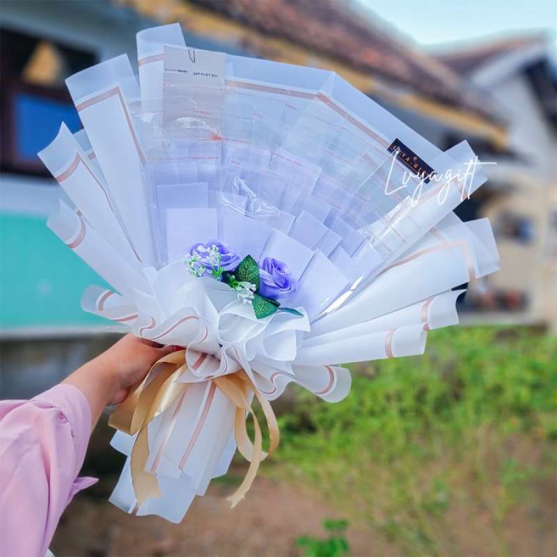 Jual Lvya.gift (20 Lembar) Buket Uang Kosong Bahan Premium Kertas ...