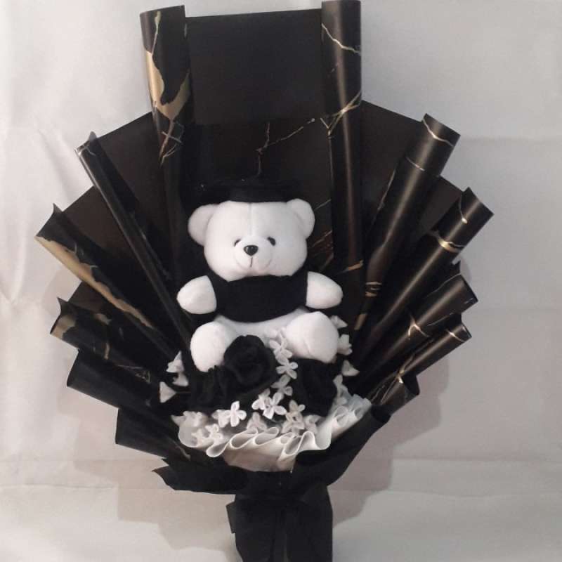 Jual Buket Bunga Boneka Tedy Bear Wisuda Murah Flower Bouquetf Di ...