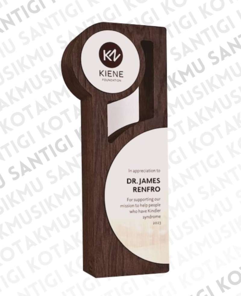 Jual Trophy Kayu Custom (tipe-3) | Piala Kayu Custom | Plakat Kayu ...