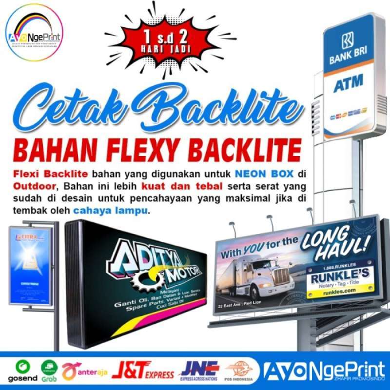Jual Cetak Spanduk Flexy Backlite | Banner Untuk Neon Box | Print ...