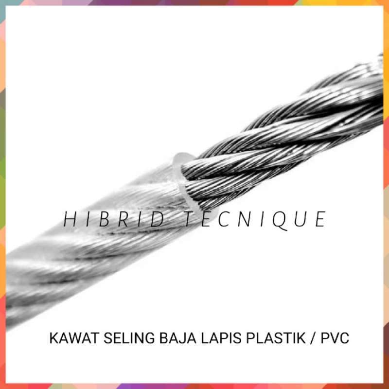 Jual Kabel Seling Tali Kawat Sling Baja Lapis Selang 2 3 4 5 6 8 10 12 ...