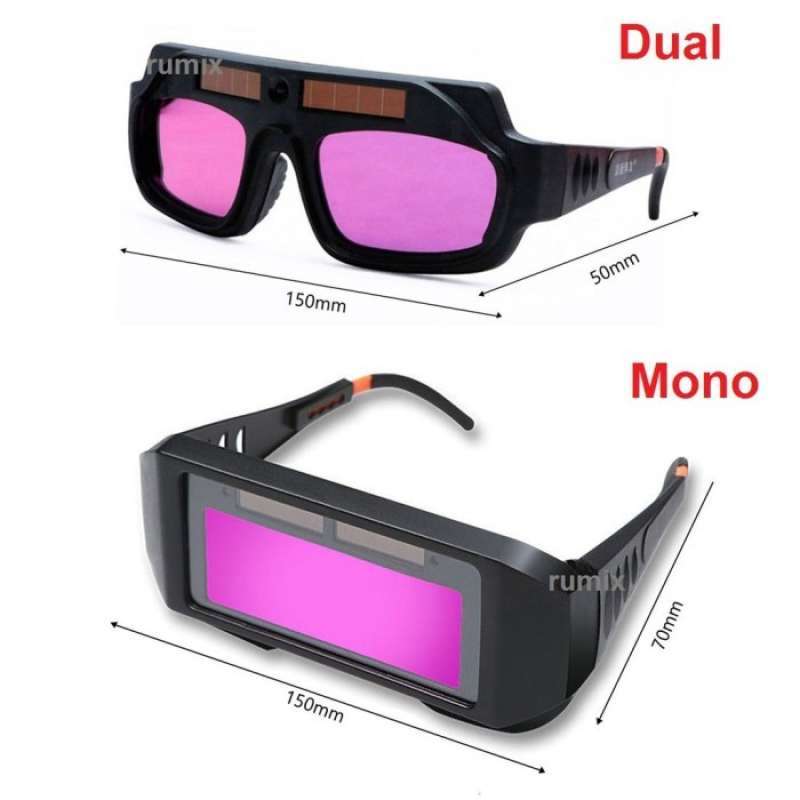 Jual Kacamata Las Listrik Otomatis Welding Glass Auto Dark Gelap Anti ...
