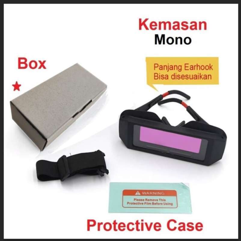 Jual Kacamata Las Listrik Otomatis Welding Glass Auto Dark Gelap Anti ...
