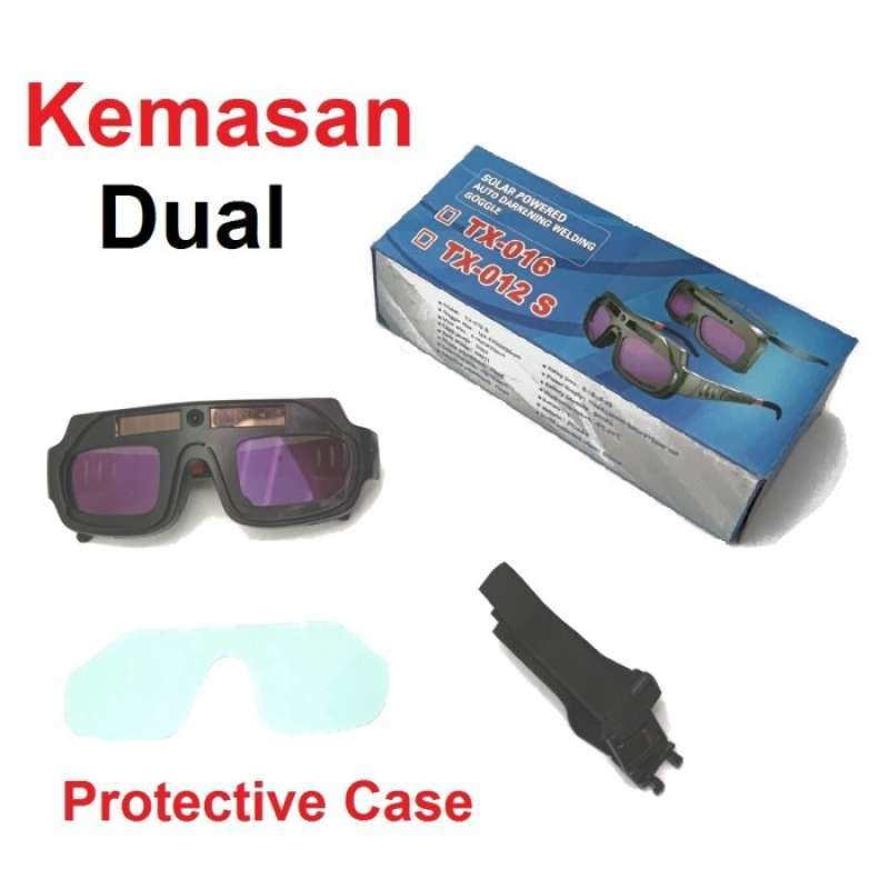 Jual Kacamata Las Listrik Otomatis Welding Glass Auto Dark Gelap Anti ...