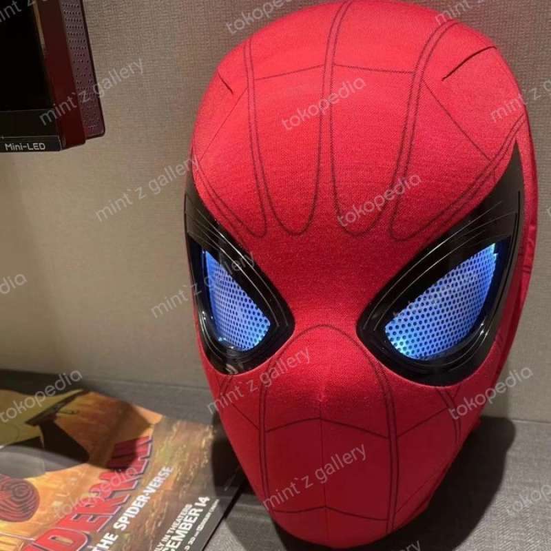Jual Aksesoris Topeng Superhero Spider Man Kedip Cosplay Mask Kostum ...
