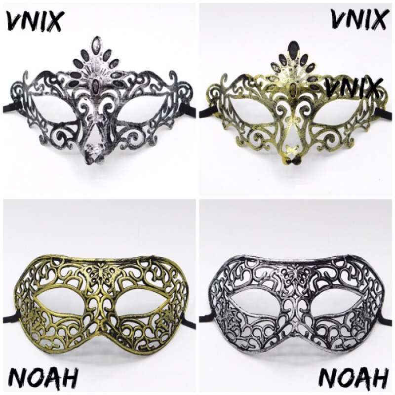 Jual Dlp Topeng Masquerade Pria Party Mask Halloween Event Prop Pesta ...