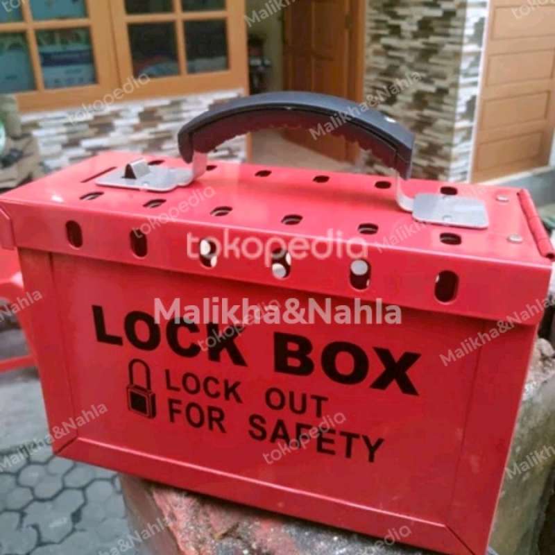 Promo Loto Box Safety Lockout Tagout Lock Device Storage Up To 12 ...