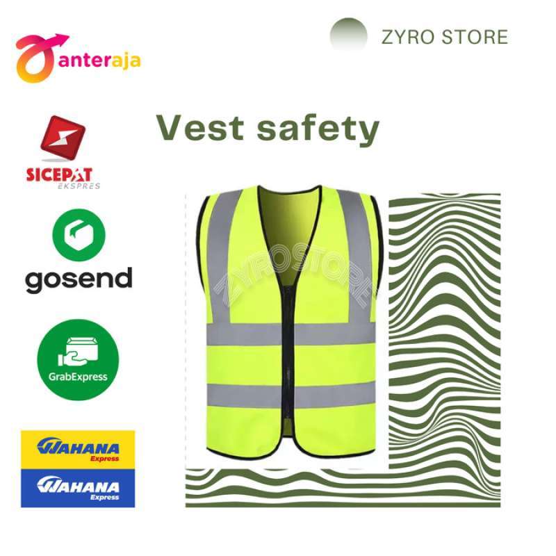 Jual Vest Safety,rompi Pengaman Kerja, Rompi Proyek Reflective ...