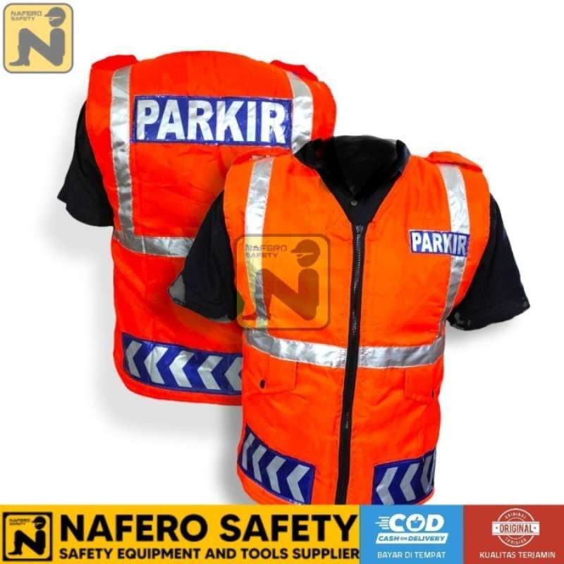Jual Rompi Parkir Bahan Parasut Rompi Emblem Parkir Safety - Hijau Di ...