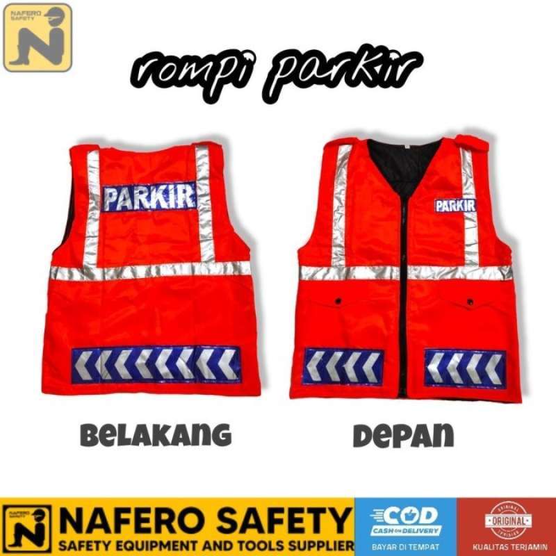 Jual Rompi Parkir Bahan Parasut Rompi Emblem Parkir Safety Di Seller ...