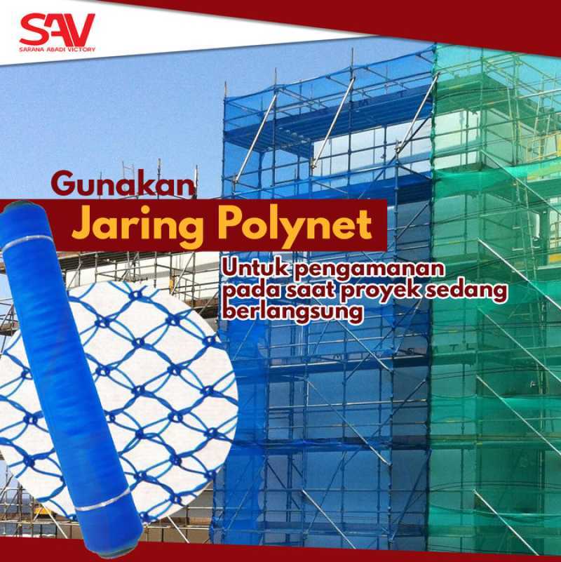 Jual Safety Net / Polynet / Jaring Pengaman Proyek Bangunan - Hitam Di ...