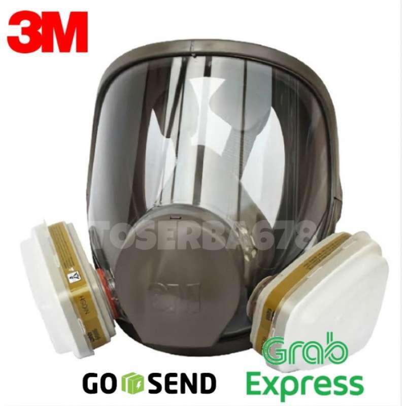 Jual Masker Respirator Full Face 3m Original 3m 6800 + Cartridge 3m 6006 Di Seller Yama ...