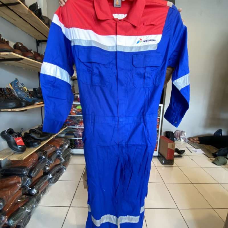 Jual Wearpack Pertamina Defender Ultra Coverall Pertamina Original - S ...
