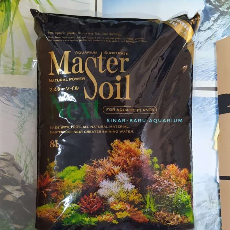 Promo Master Soil Aquarium Substrate Aquascape Fish Shrimp 8 Liter ...