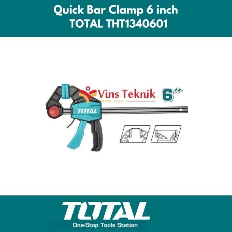 Jual Klem F Clamp Quick Bar Quick Release Alat Jepit 6inch Total Tht1340601 Di Seller Aghanim ...