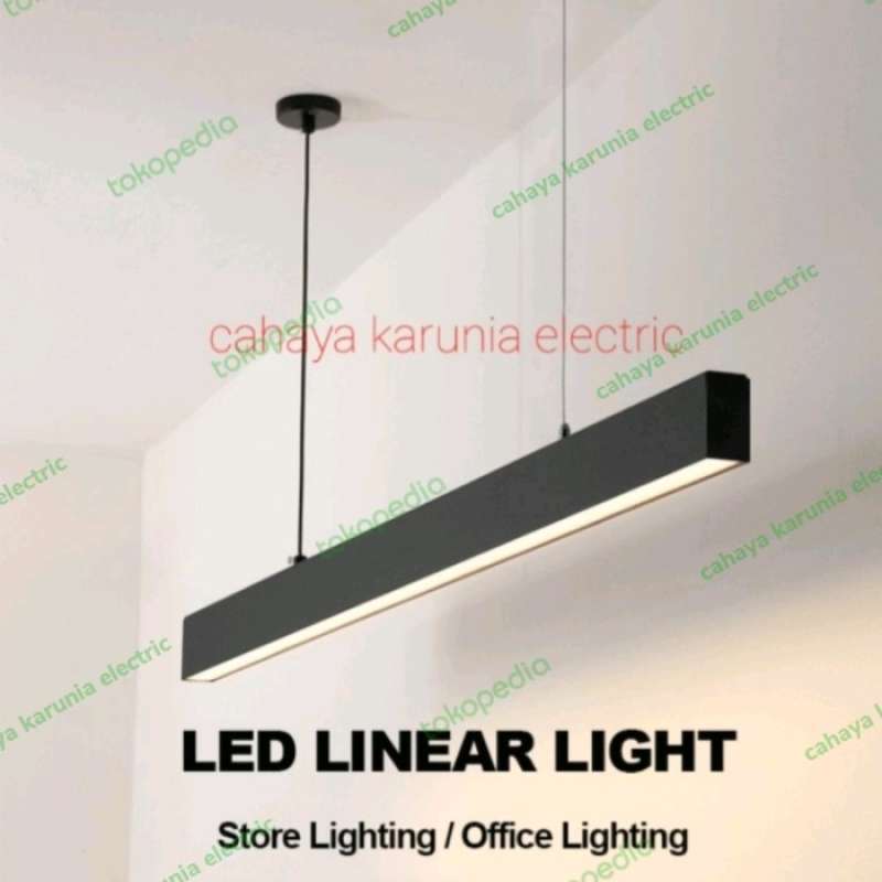 Jual Lampu Gantung Minimalis / Linear Light / Hanging Lamp 18 Watt Led ...