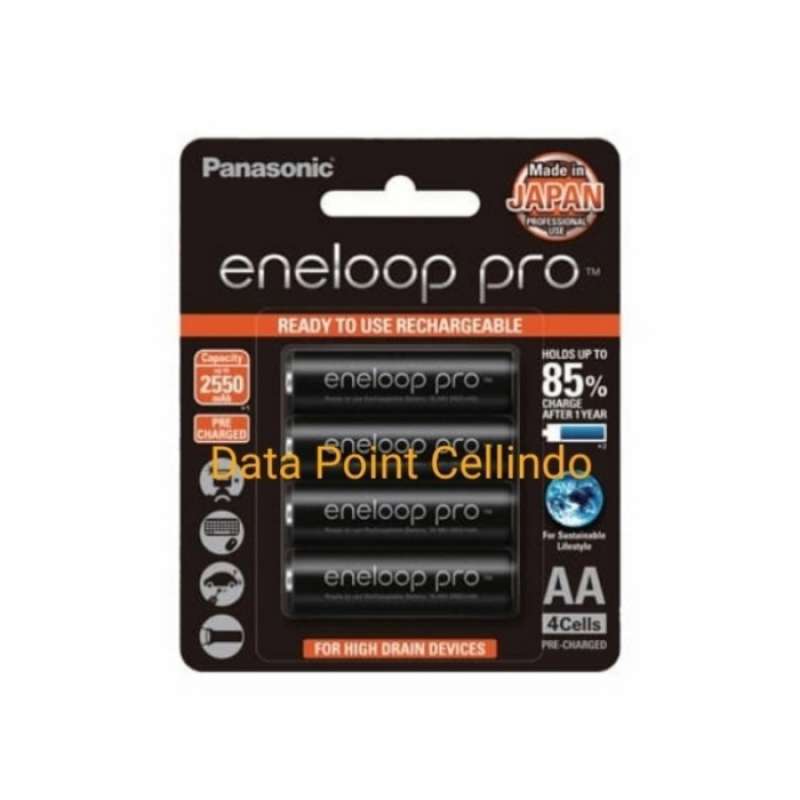 Promo Baterai Rechargeable Eneloop Pro Aa 2550 Mah A2 Isi 4 Japan Diskon 23% Di Seller Mettaria ...