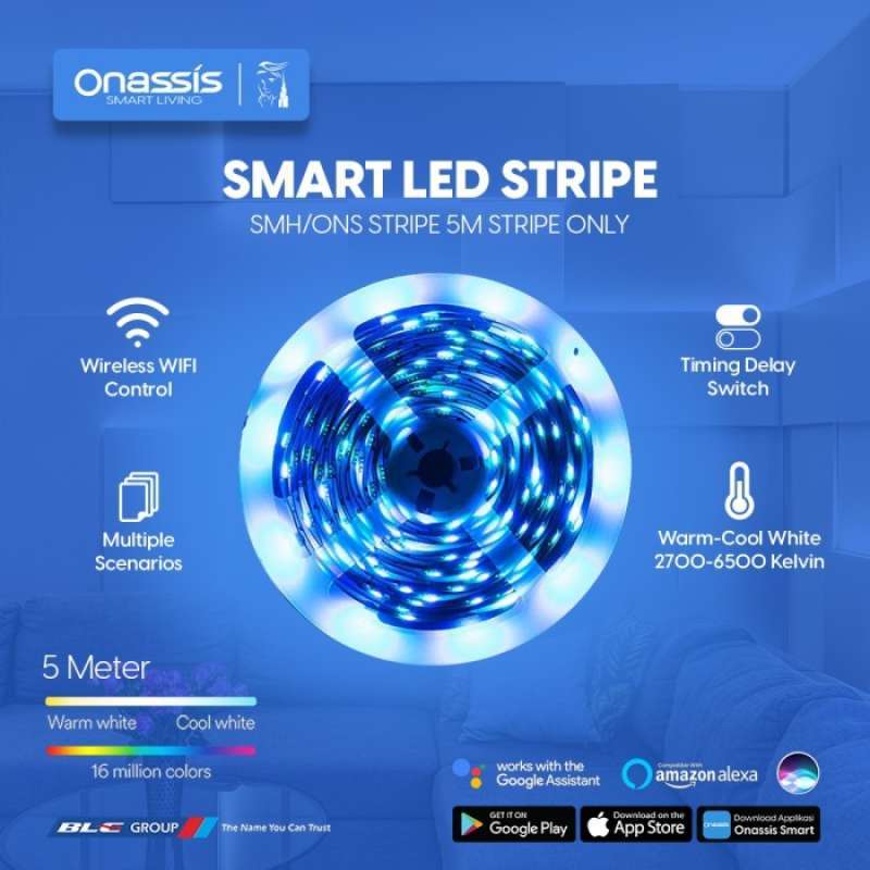Jual Onassis Smart Led Stripe Rgbww 5 Meter Di Seller Aghanim ...