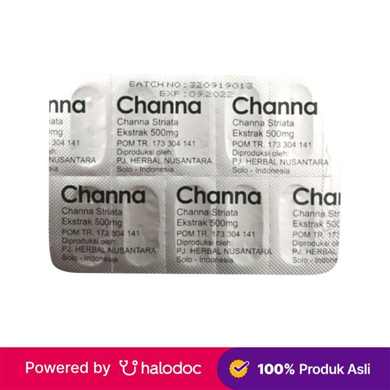 Jual Obat Channa Kapsul 🏷️ 100% Original, Harga & Kualitas Terbaik ...