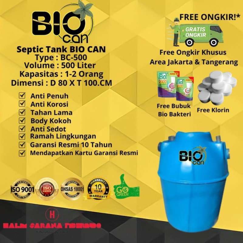 Jual Septic Tank Bio Biotech Biotank Biofilter Biotaff Sepiteng Biofil ...