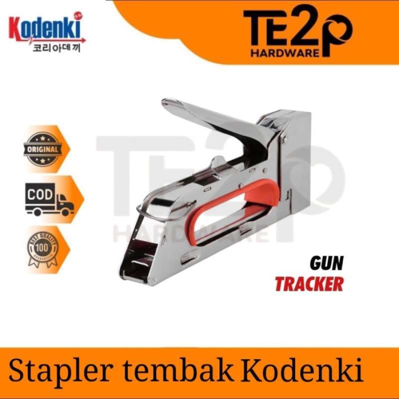Jual Stapler Gun Tracker Kodenki Alat Staples Jok Sofa Kain Kayu 13/6 ...