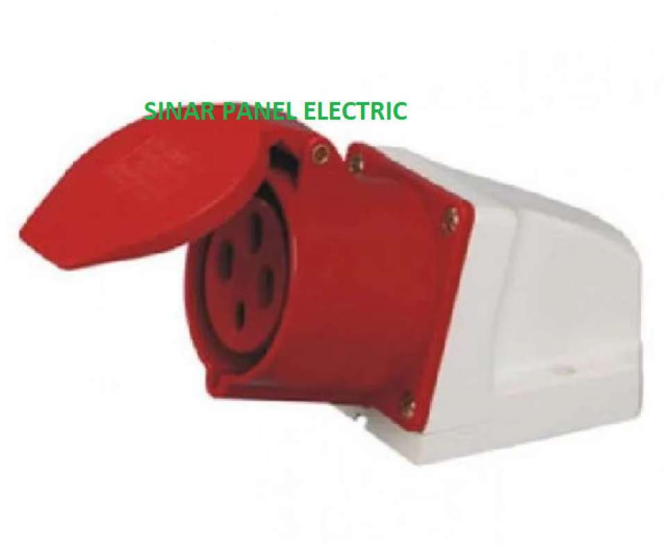 Jual Stop Kontak Industri Industrial Surface Mounting 4p 32a 32 A Wall Socket Di Seller Aghanim ...