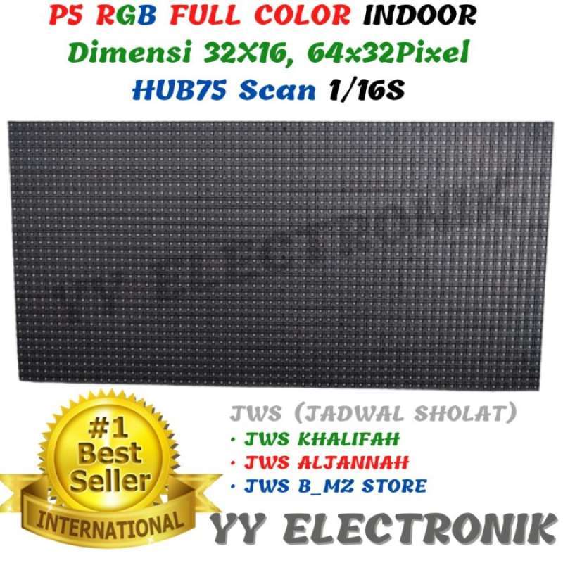 Jual Panel Module Led P5 Rgb/full Color Indoor Smd Running Text Di ...