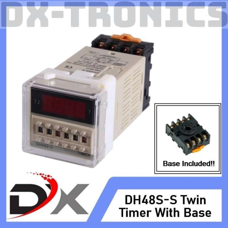 Jual Dh48s-s Relay Twin Counter Timer Digital Precision Delay Time ...