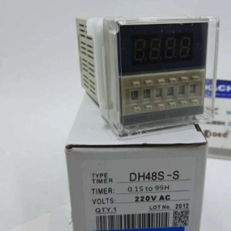 Jual Omron Digital Twin Timer Counter Delay Relay Dh48s-s Dh48s 220v Di Seller Yama - Cengkareng ...