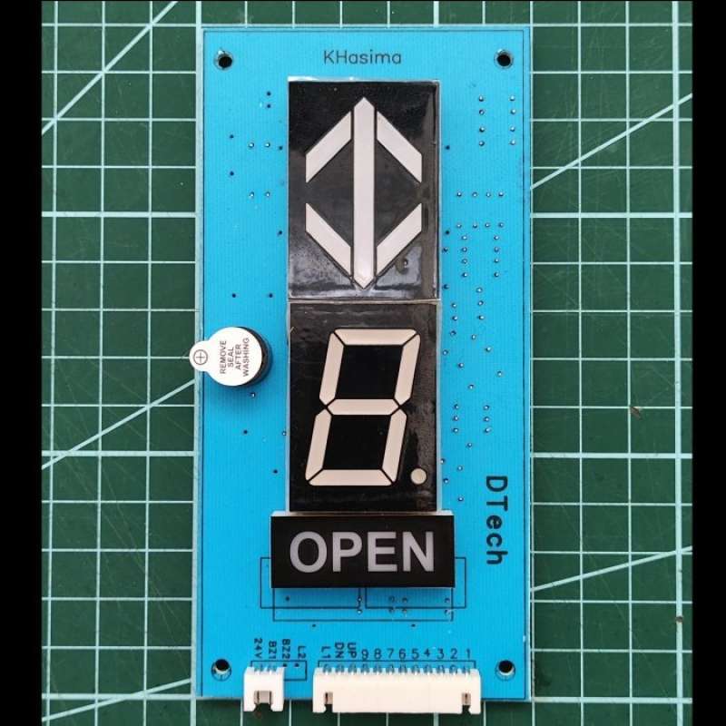 Jual Display Indikator Elevator Lift Seven Segment Arrow Led Bar - Red ...